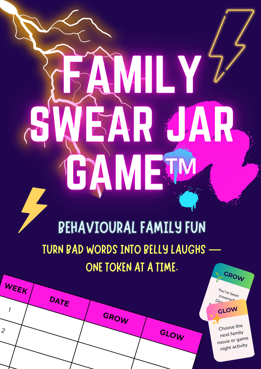 Family Swear Jar Game™ – Printable Behaviour Game for Families – The ...